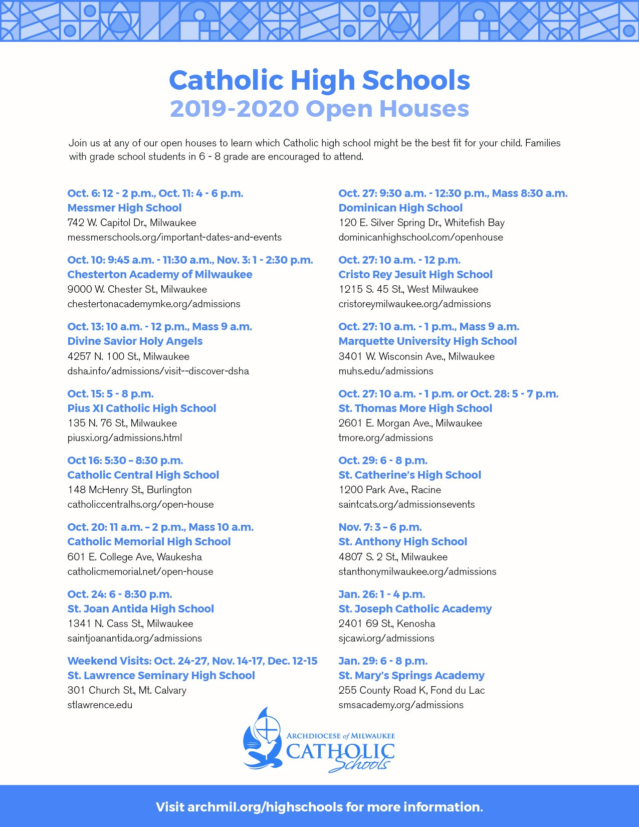 Catholic High Schools